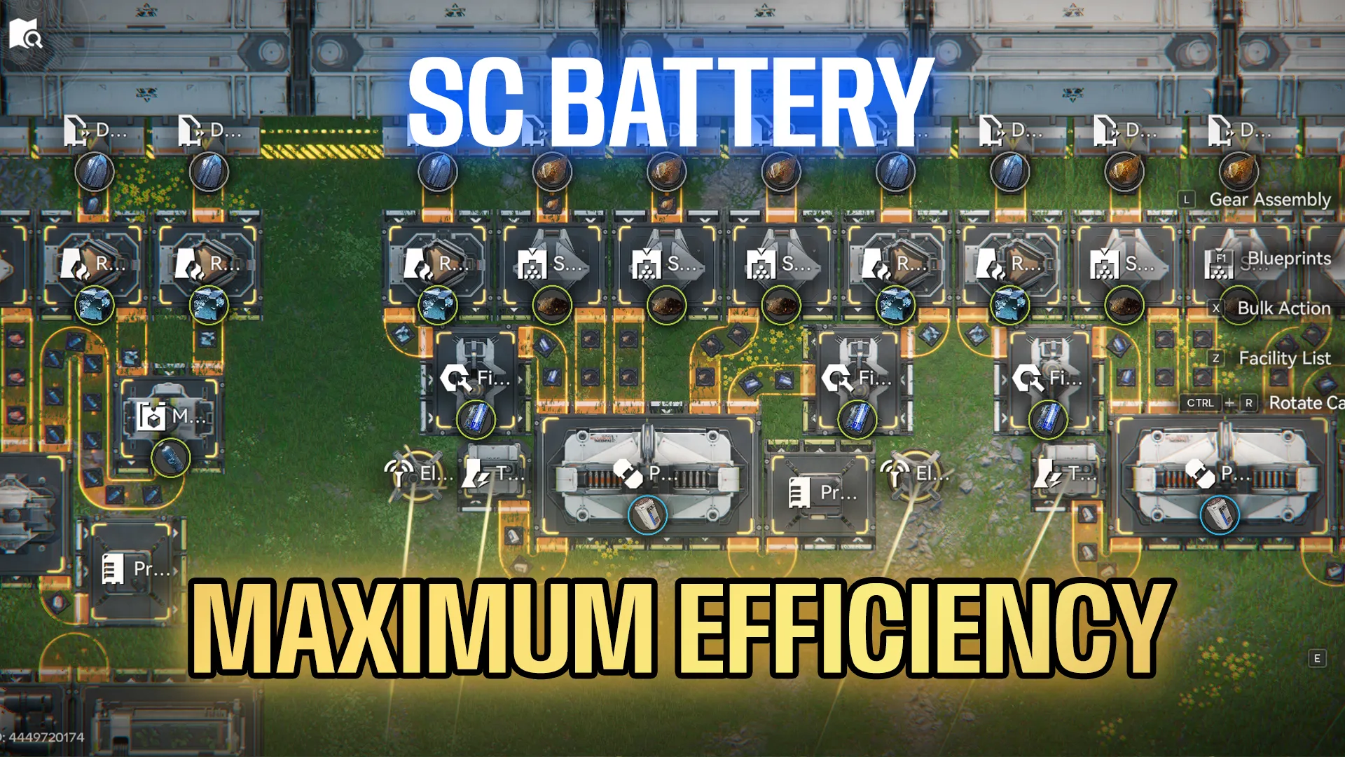 Bản thiết kế SC Battery - Maximum Efficiency! | Talos Pioneers