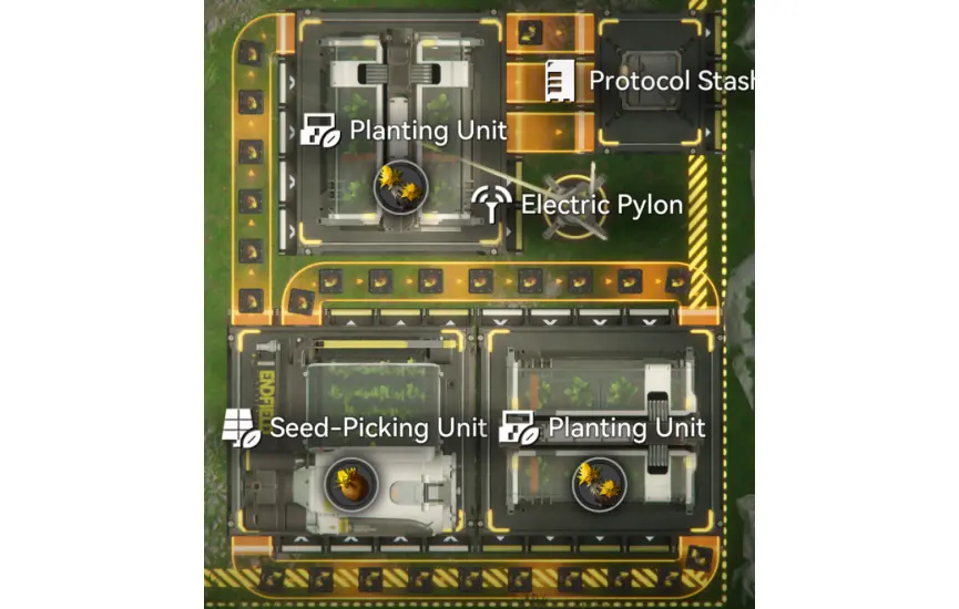 Plant Module Neat Design Blueprint | Talos Pioneers