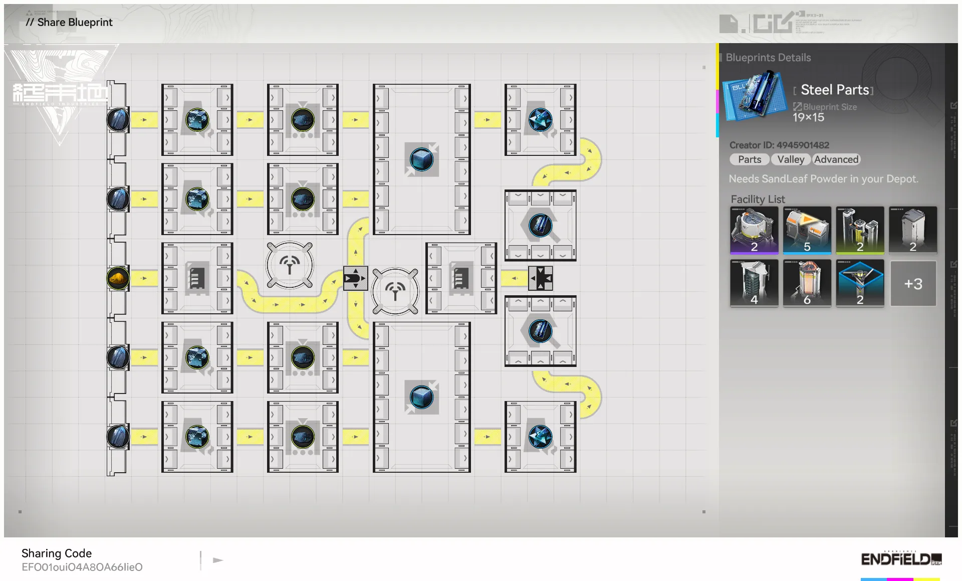 Steel Part Production Blueprint | Talos Pioneers