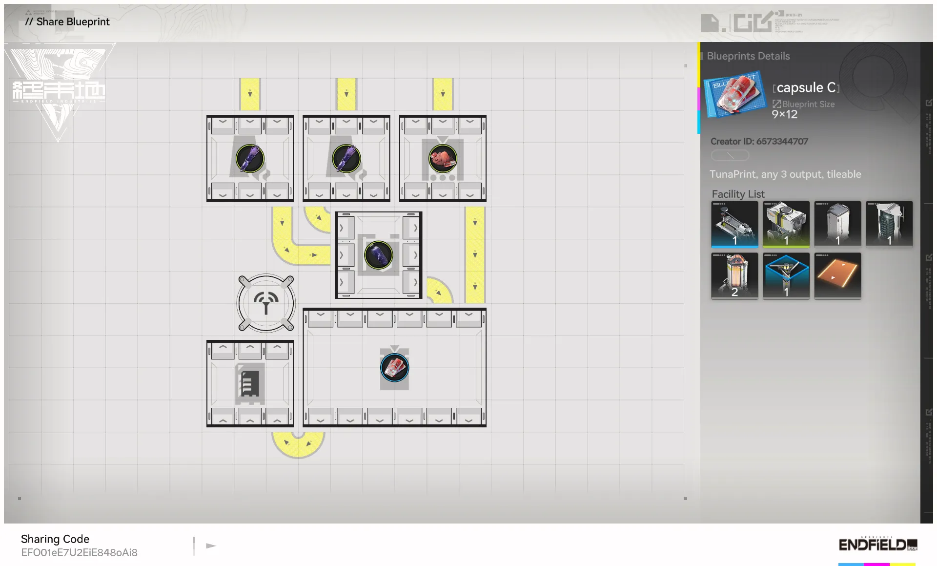 Early Buck Capsule C (AIC) Blueprint | Talos Pioneers